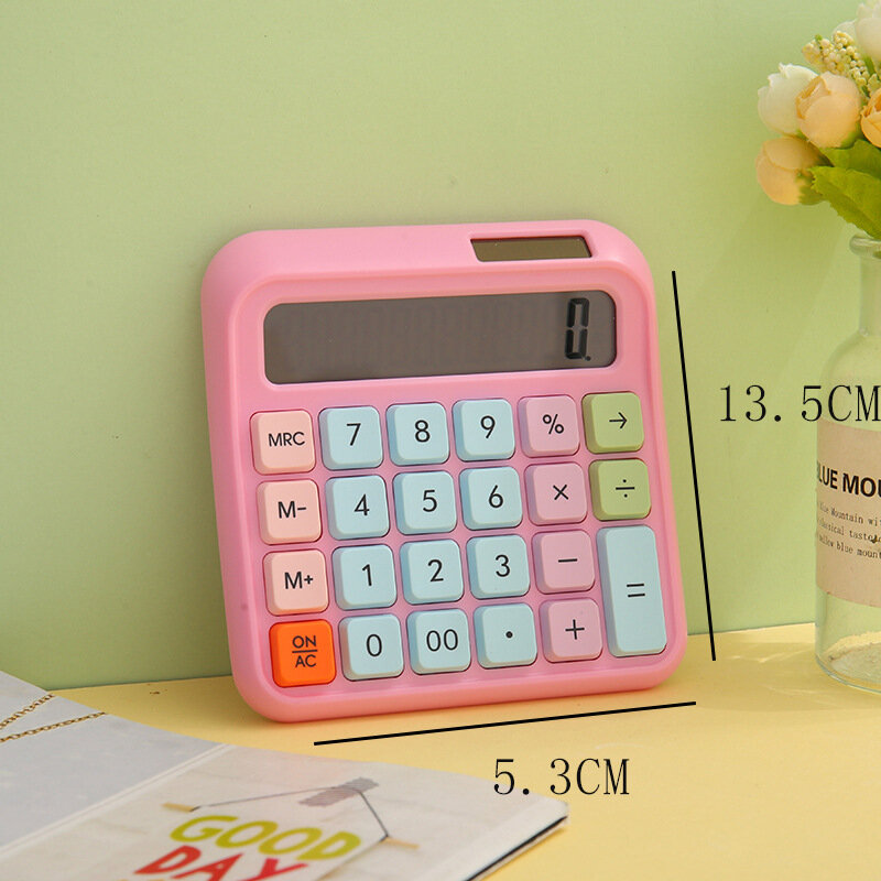 2288 Калькулятор с 12-разрядным дисплеем, розовый