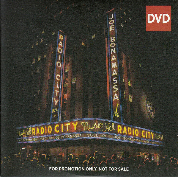 Компакт-диск JOE BONAMASSA - LIVE AT RADIO CITY MUSIC HALL(2015, DVD, CARDBOARD SLEEVE)(PROMO DVD) (0 DVD)