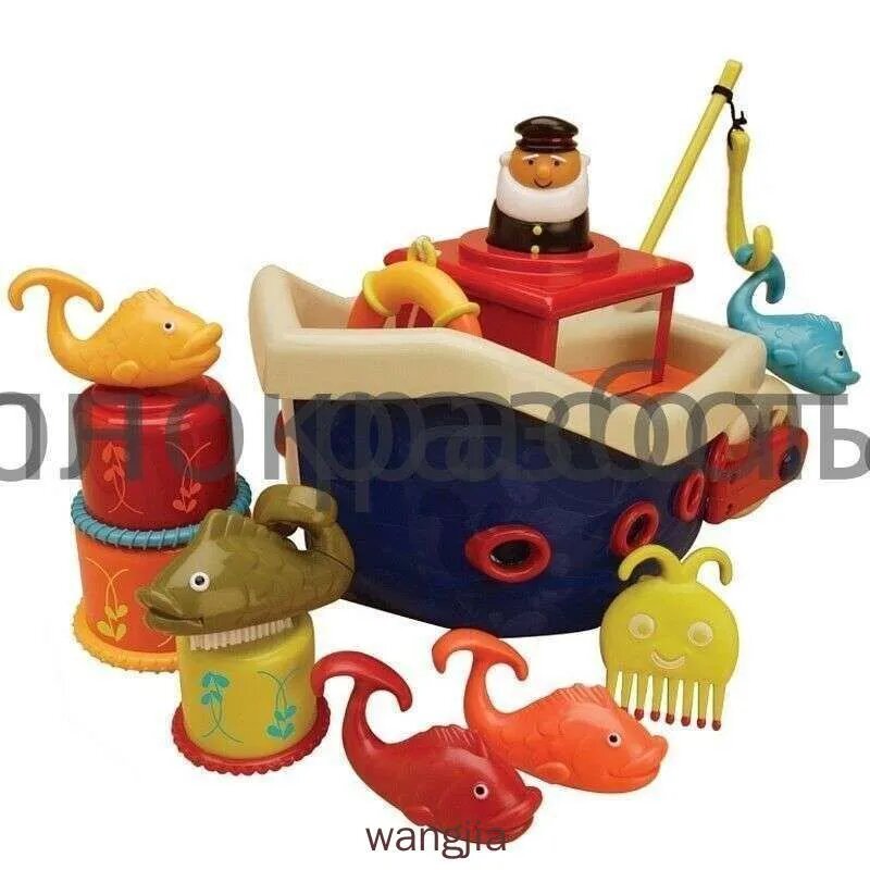 Набор игрушек для ванной B.Toys (Battat) Кораблик
