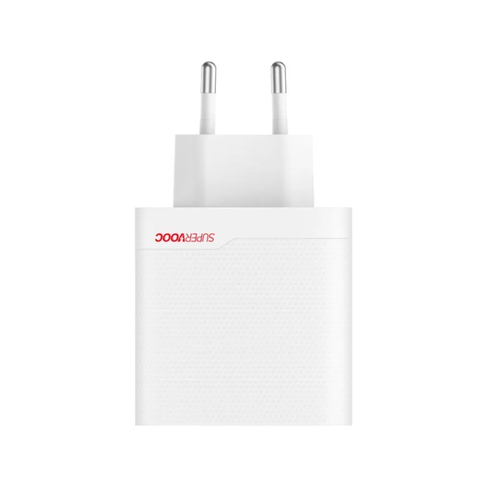 Зарядное устройство OnePlus SUPERVOOC 80W Dual Ports GaN Power Adapter Kit, белый