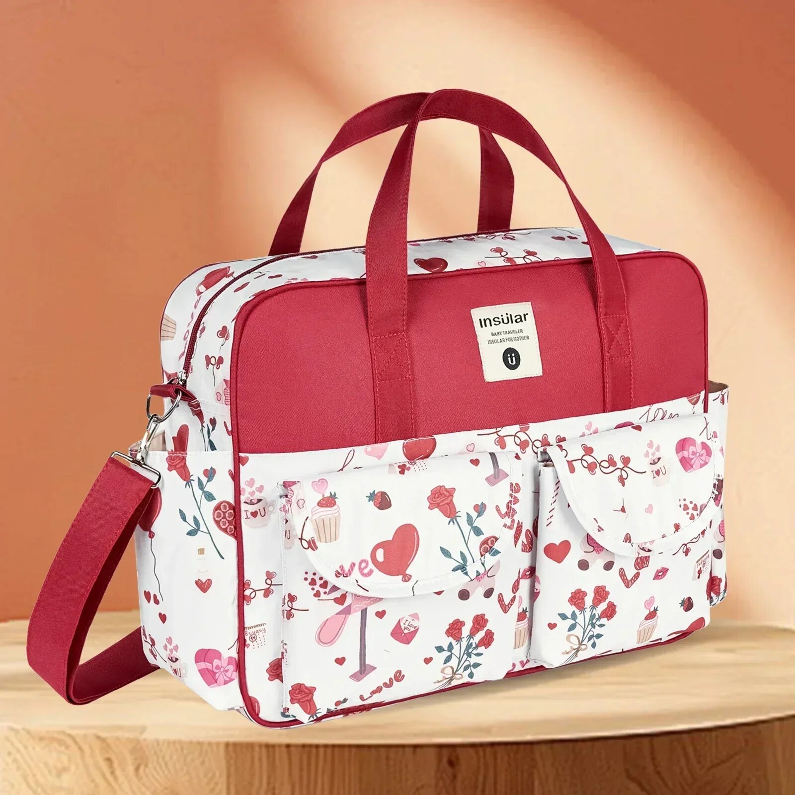 Сумка Insular Red Rose, сумка-мессенджер