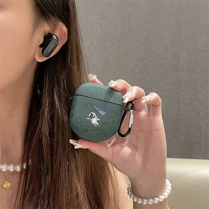 Чехол для наушников Bose QC Earbuds II, изумрудный, WJ
