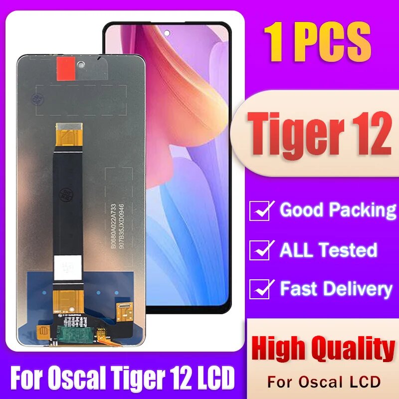 6,78-дюймовый IPS LCD-дисплей для Oscal Tiger 12, сенсорная панель, дигитайзер, комплект для замены и ремонта LCD-экрана Oscal Tiger12