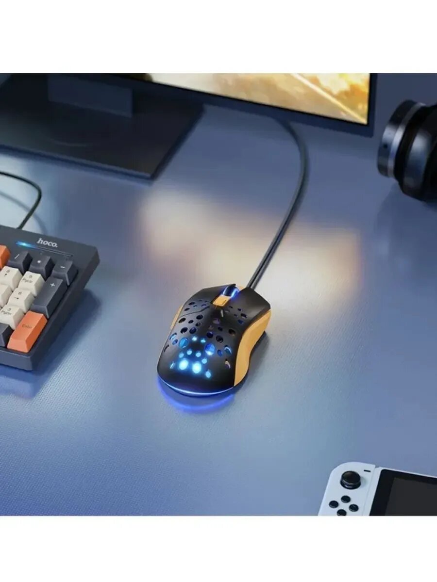 Игровая мышь с RGB-подсветкой и высоким DPI