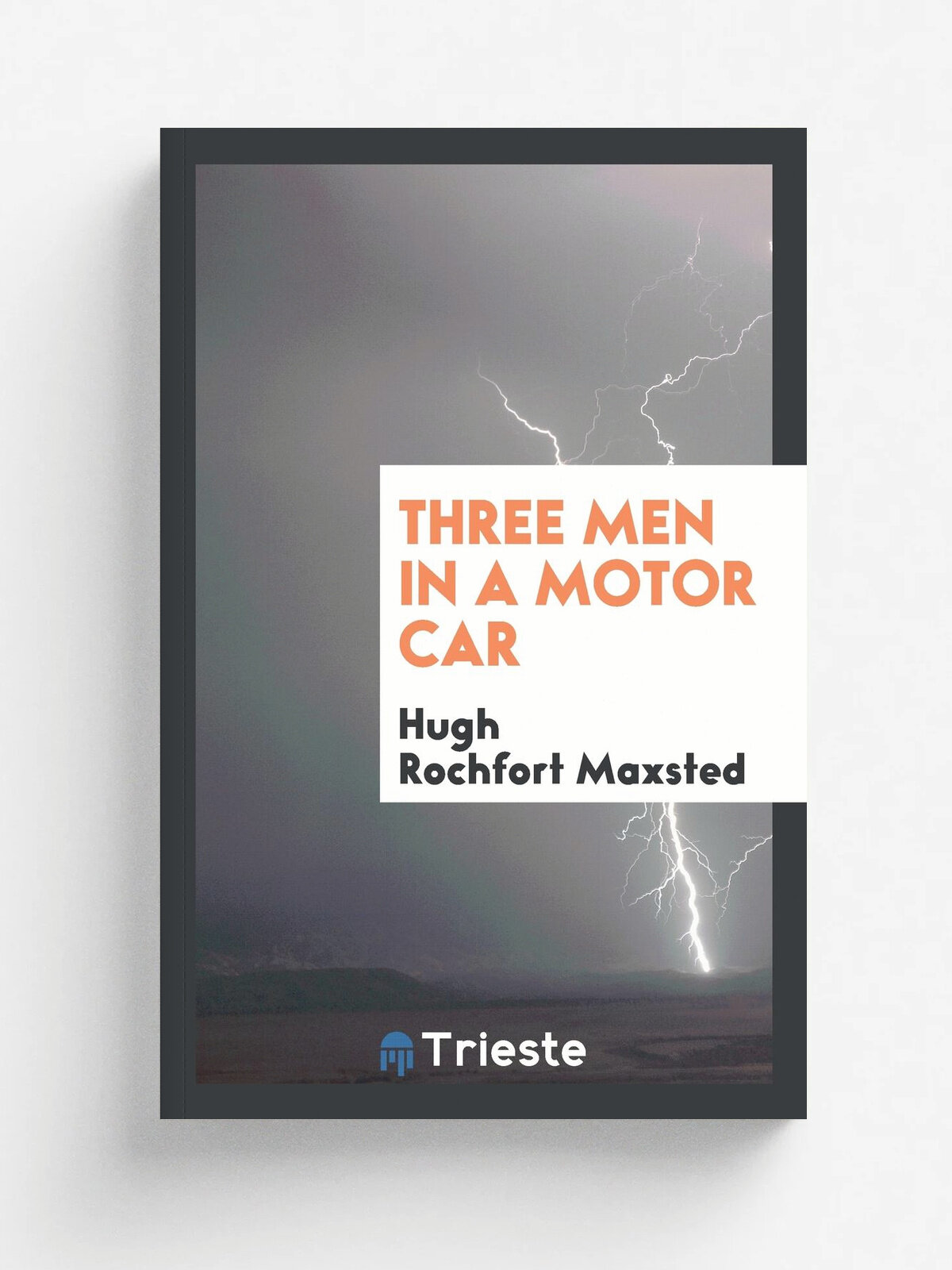 Three men in a motor car