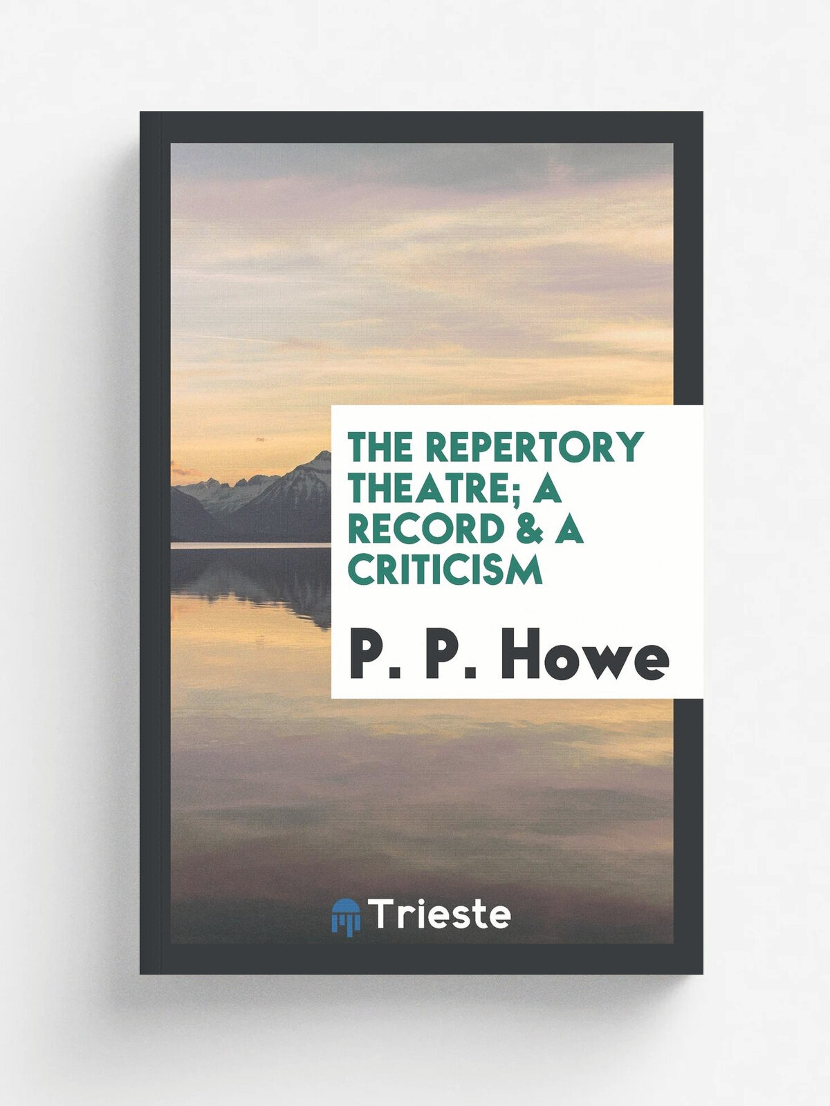 The repertory theatre; a record & a criticism