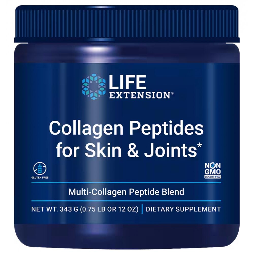 Life Extension Collagen Peptides for Skin & Joints, 343 г, Вкус Unflavored / Без вкусовых добавок