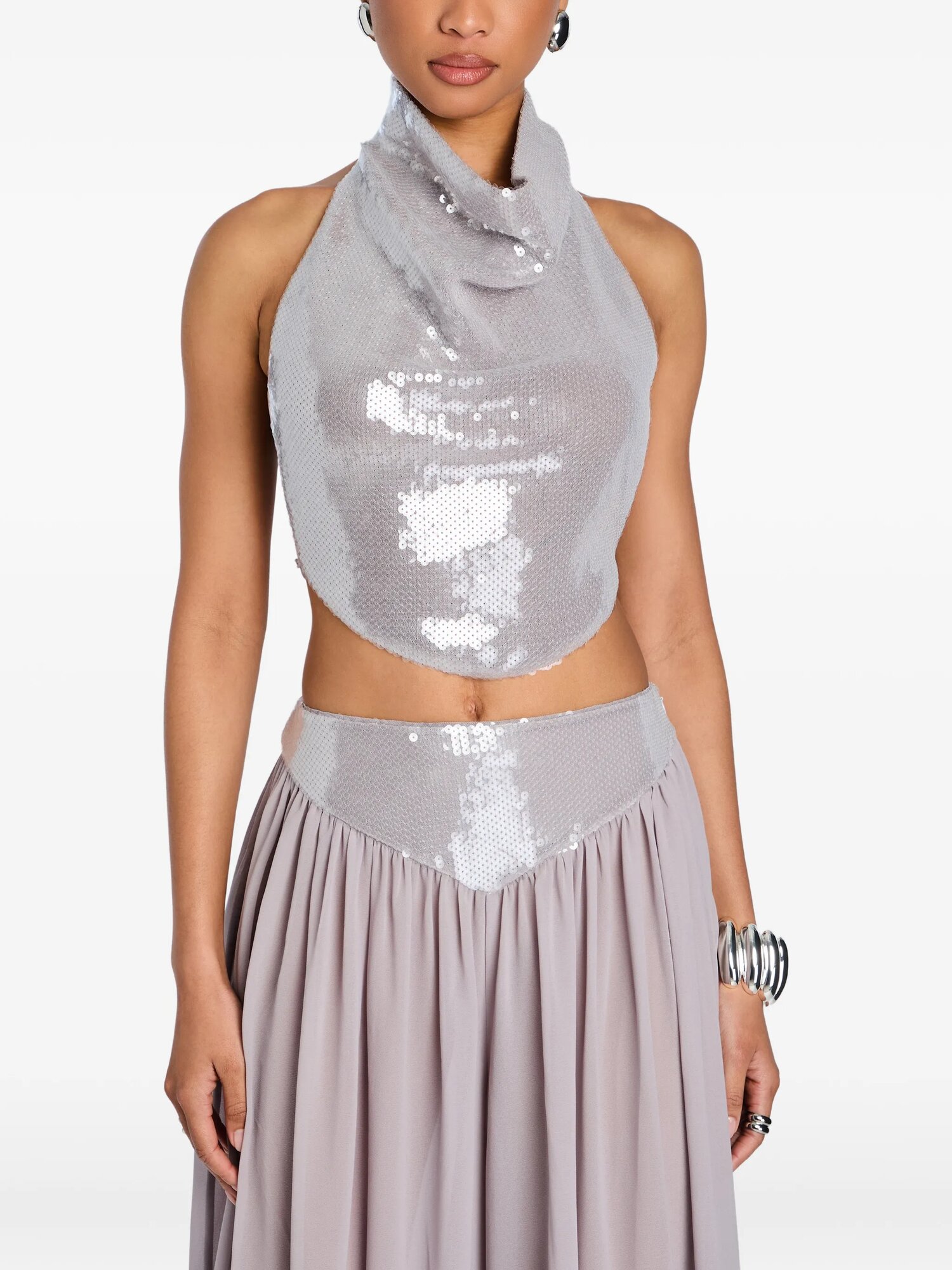 Топ Pyna sequin-embellished top
