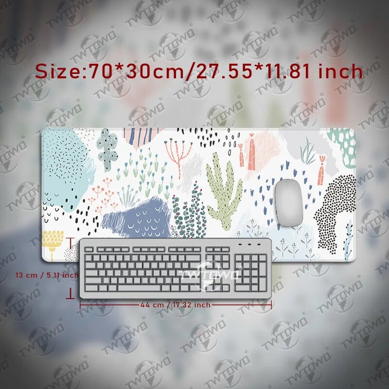 Коврик для мыши XXL Simple Plants, 700x300x2mm