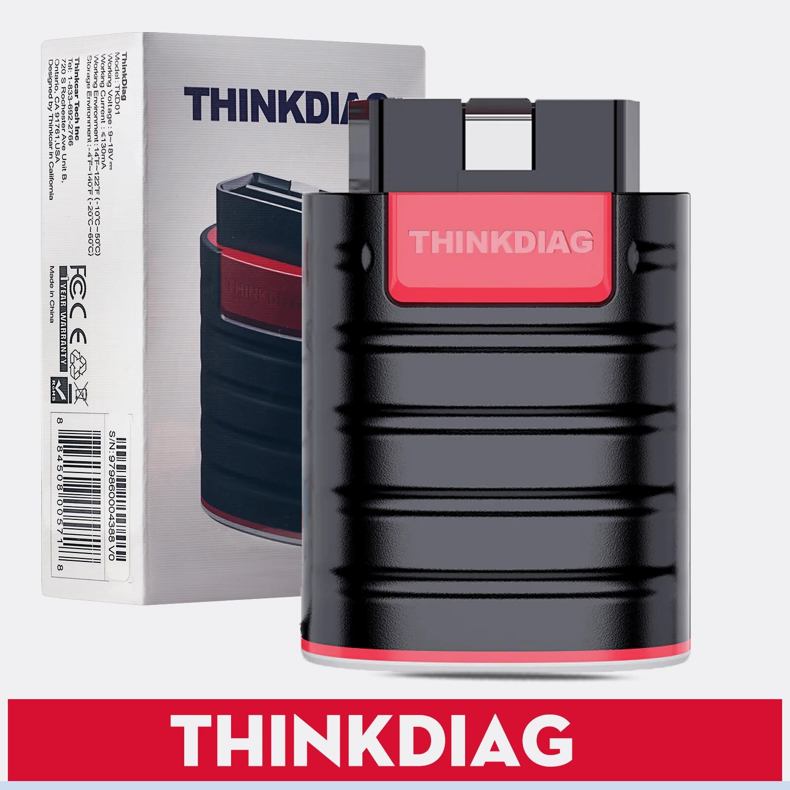 Диагностический сканер THINKCAR Thinkdiag OBD2 2026 года: полнофункциональный thinkdiag new