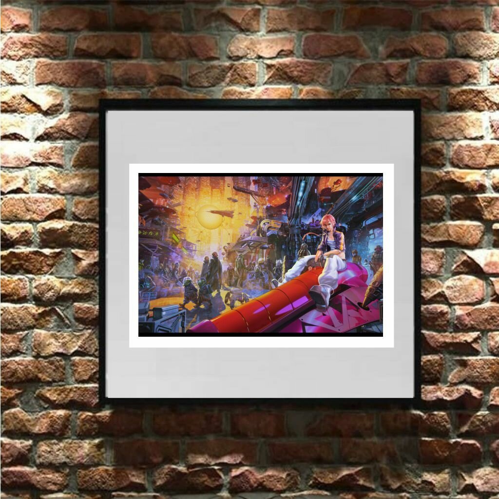 Плакат "Meteora gorod art megapolis" из коллекции "Креатив А3