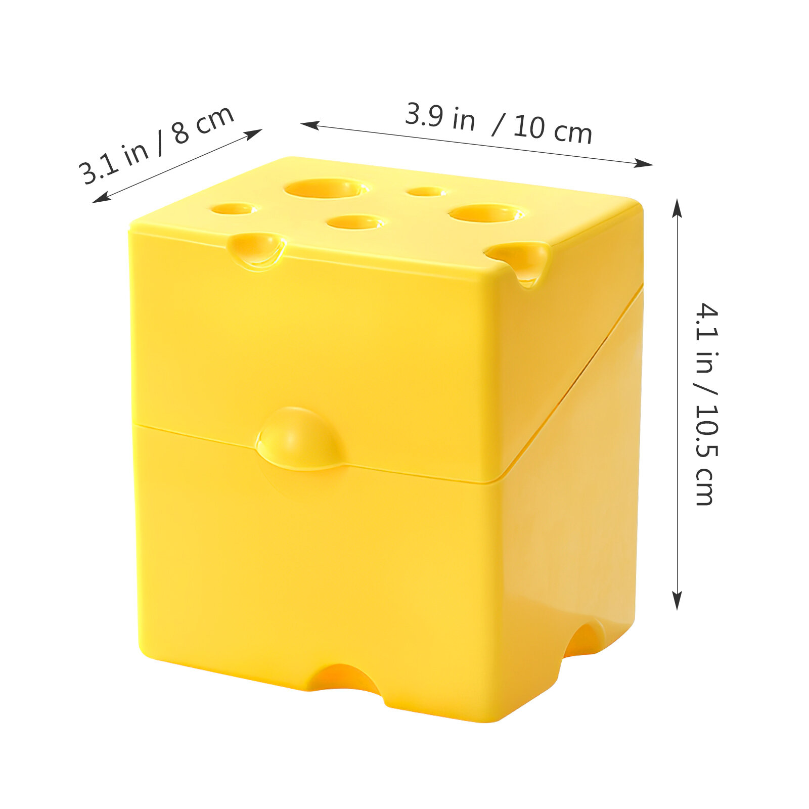 Контейнер Для Хранения Сыра В Холодильнике Желтый 10.50X10.00X8.00Cm