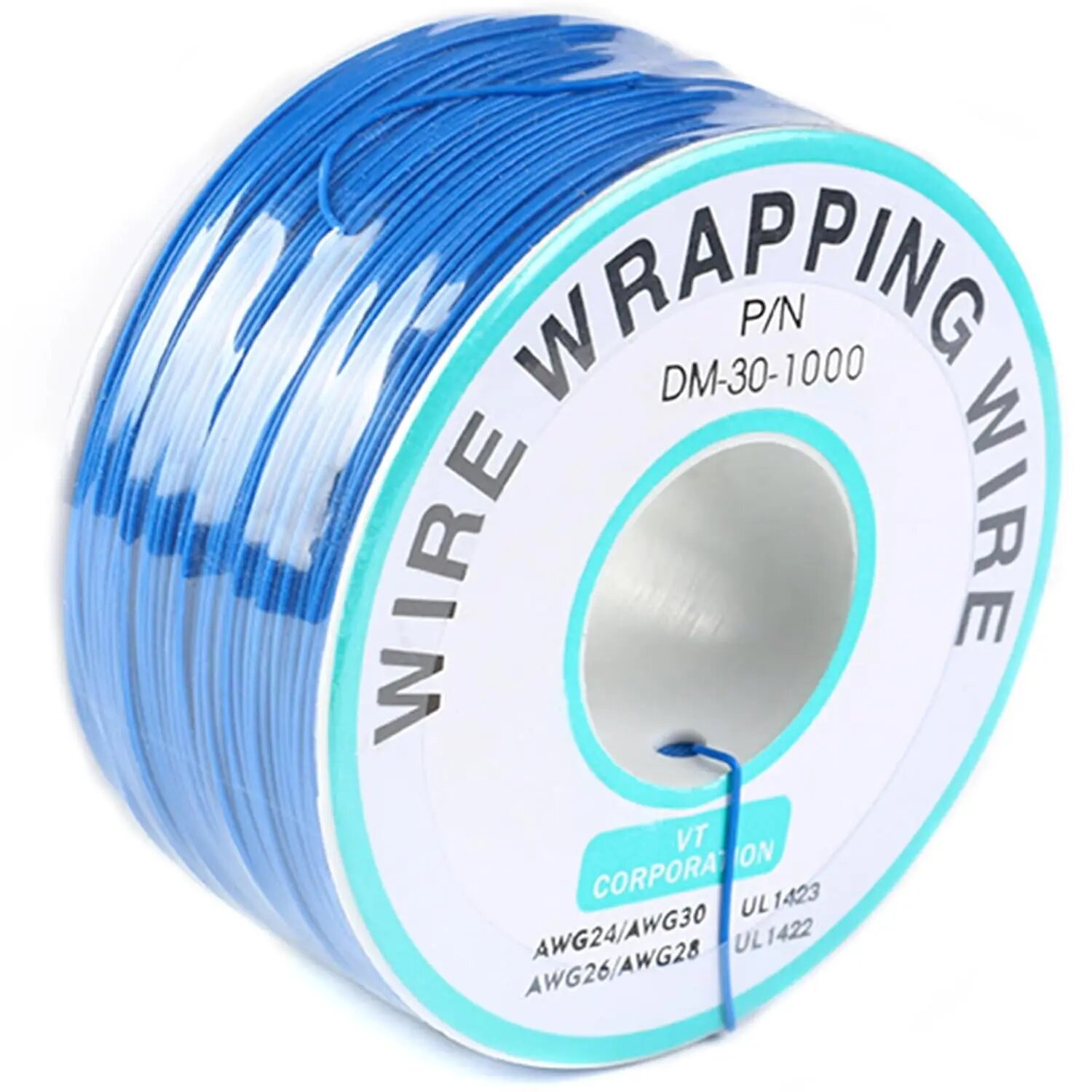 Луженая медная проволока OK 30AWG 250м Синий, Синий