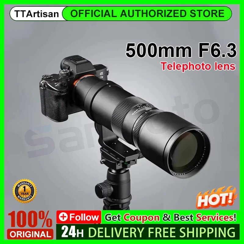 TTArtisan 500mm F6.3 для Sony E Mount и Canon RF for Canon EF
