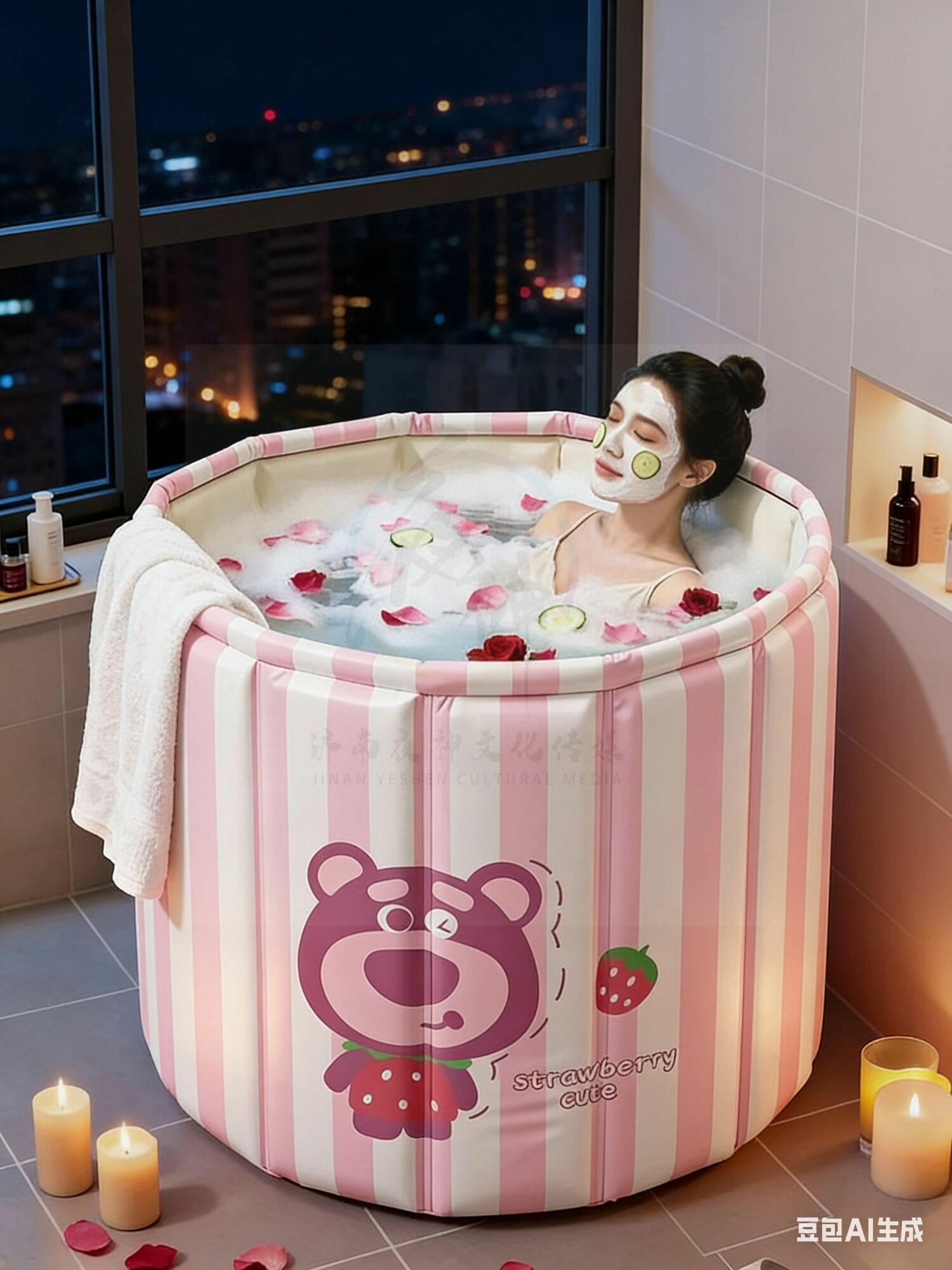 Складная ванна для взрослых, SPA-комплекс для дома и дачи 70 Обновленный и утолщенный