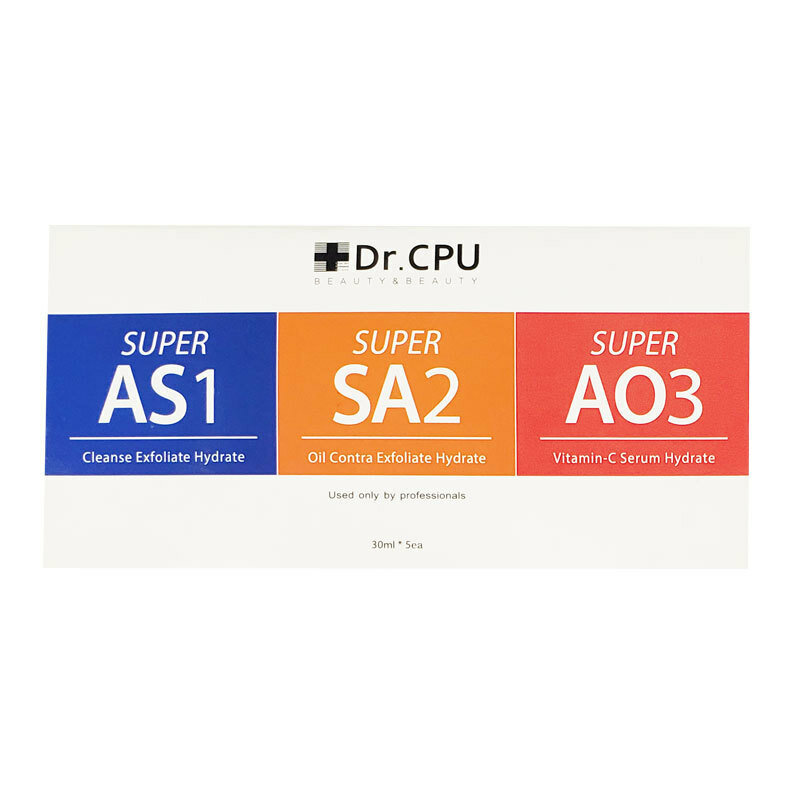 Набор раствора для глубокого удаления черных точек Dr.CPU - 3 бутылки с концентрированной формулой
