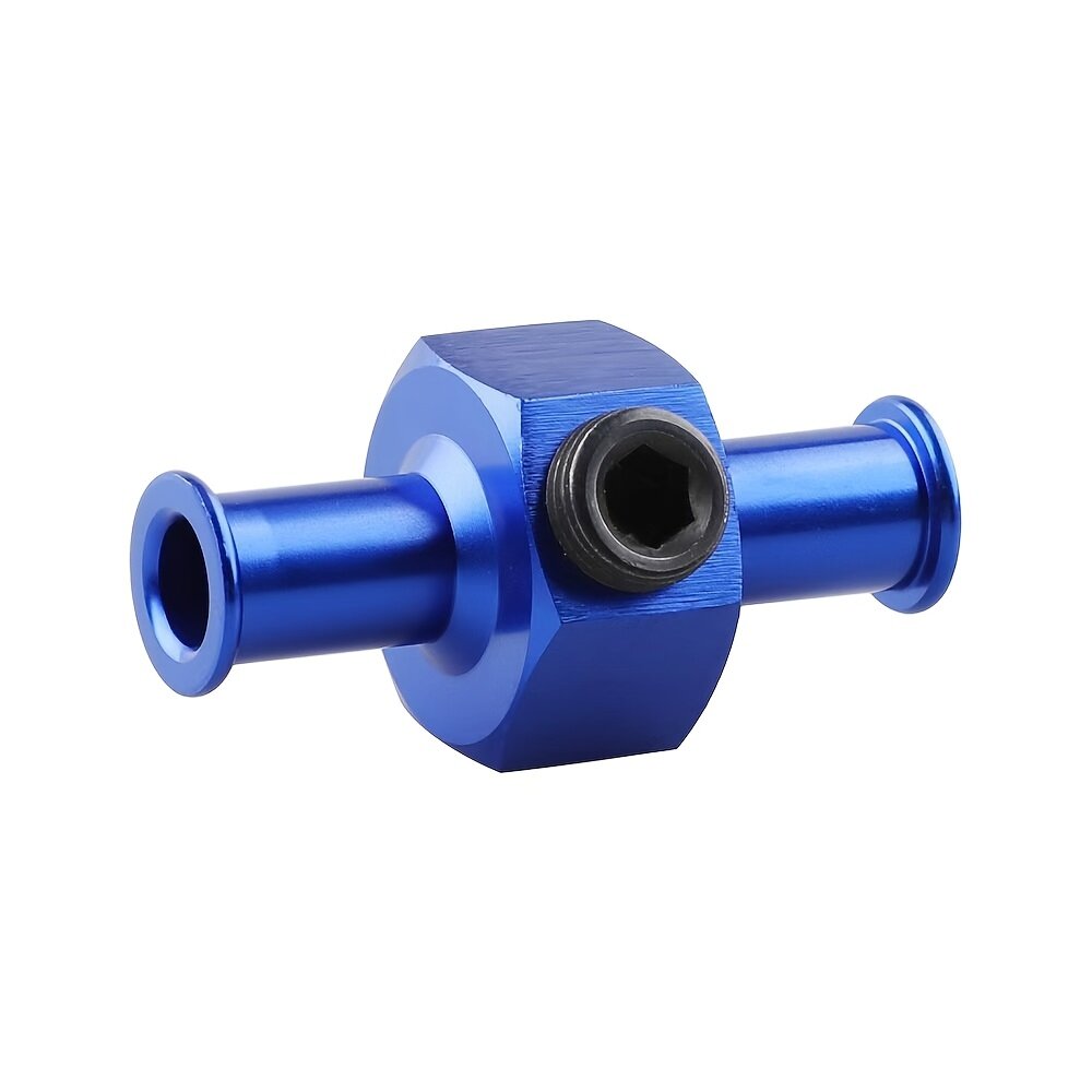 Переходник T-типа для топливного манометра, шланг 3/8", порт 1/8" NPT, синий