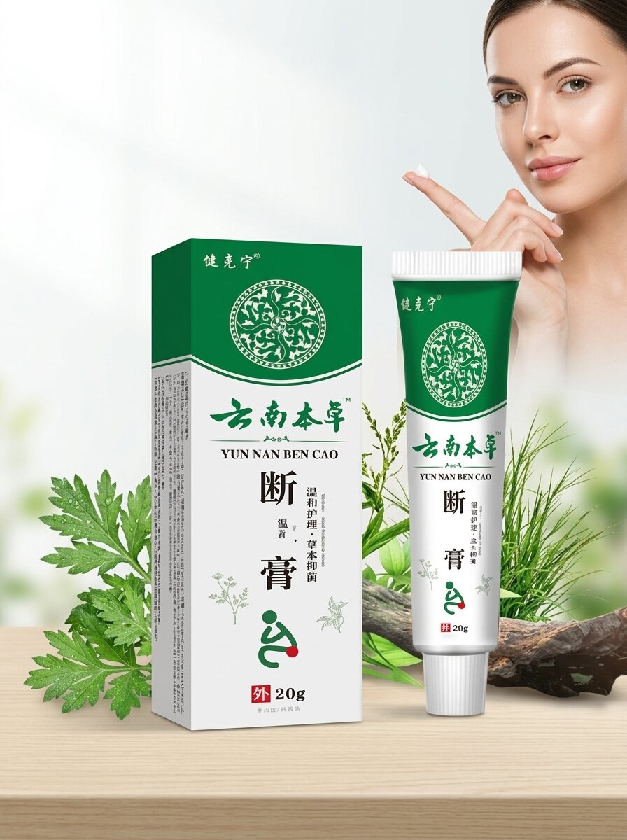 Мазь от геморроя Yunnan Bencao, 20 г, травяной состав для бережного ухода и снятия раздражения