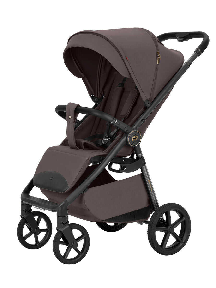 Коляска прогулочная CARRELLO Bravo carbon CRL-5530, коричневый (mineral brown)