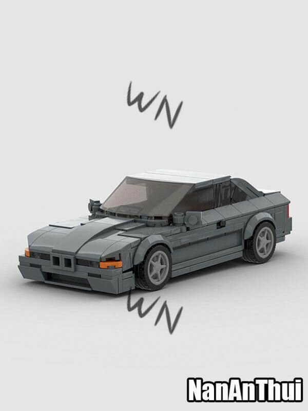 Строительный блок автомобиля BMW 850CSi Moc собранная игрушка из мелких частиц1
