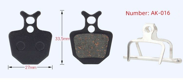 Полуметаллические тормозные колодки для SRAM BB5, M315, E1, DB1 - 1 пара (AK-016)
