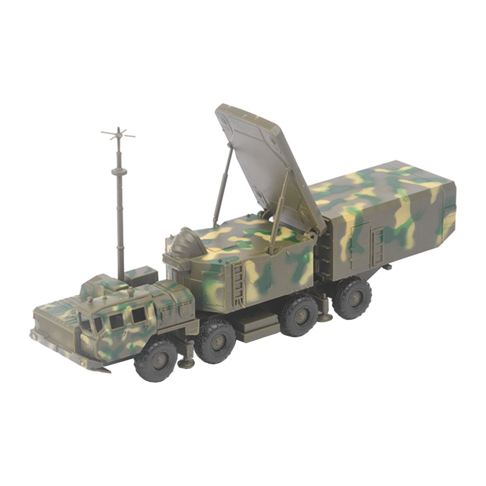 1/72 Зенитно-ракетный комплекс S300, пластиковая коллекционная модель, зелёный цвет