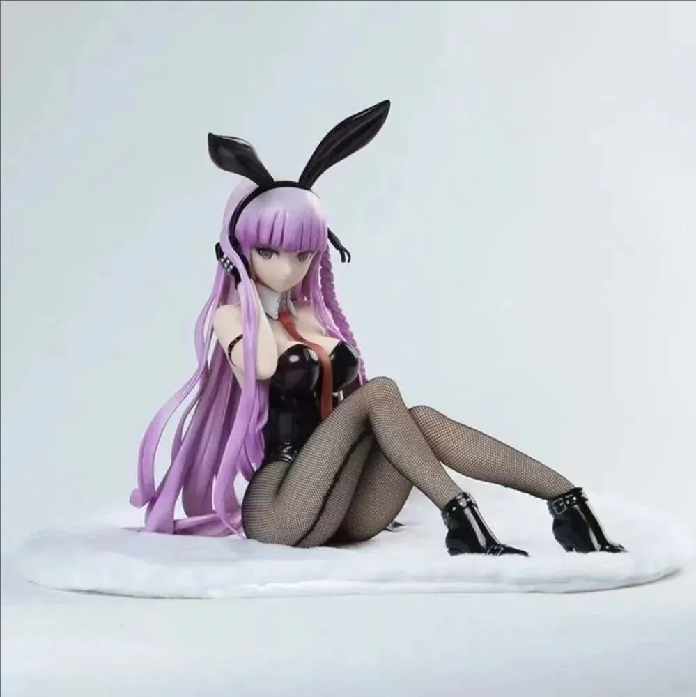 Фигурка аниме 18+ сексуальная девушка (1/4 Danganronpa Trigger Happy Havoc Kirigiri Kyouko Bunny Girls Action Figure PVC Figures Collectible Model Toy)22cm-пакет no box