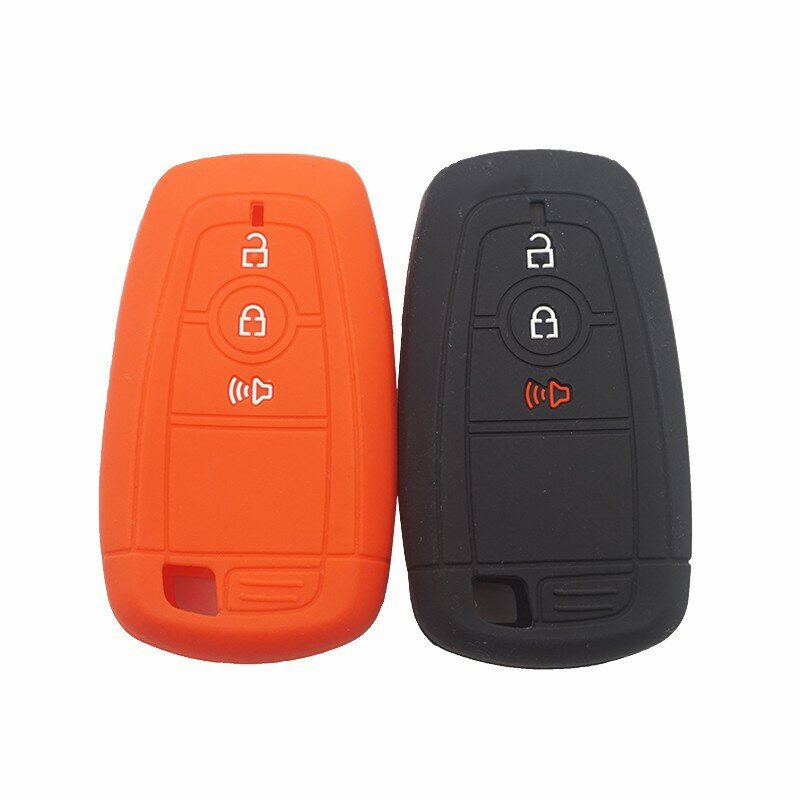 Силиконовый чехол для ключа Ford Mondeo, Kuga, Explorer, Mustang - защитный чехол для пульта