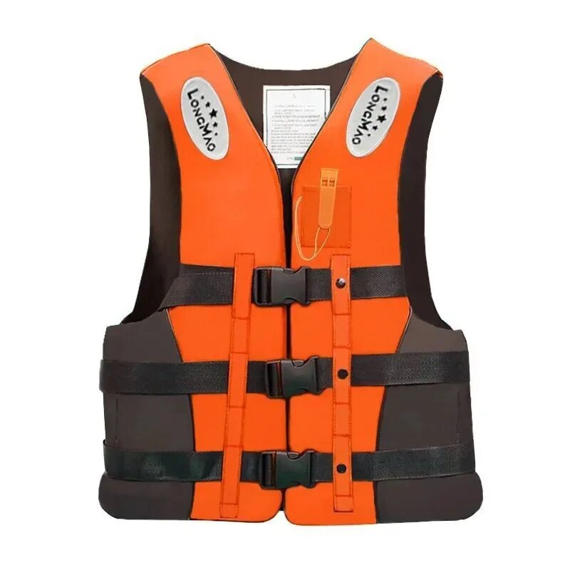 Спасательный жилет YTYIN для взрослых и детей 50N/100N L, Оранжевый, Orange