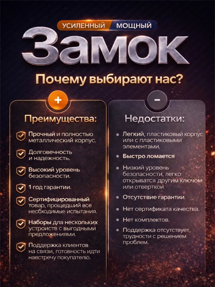 Замок почтовый — фото 1