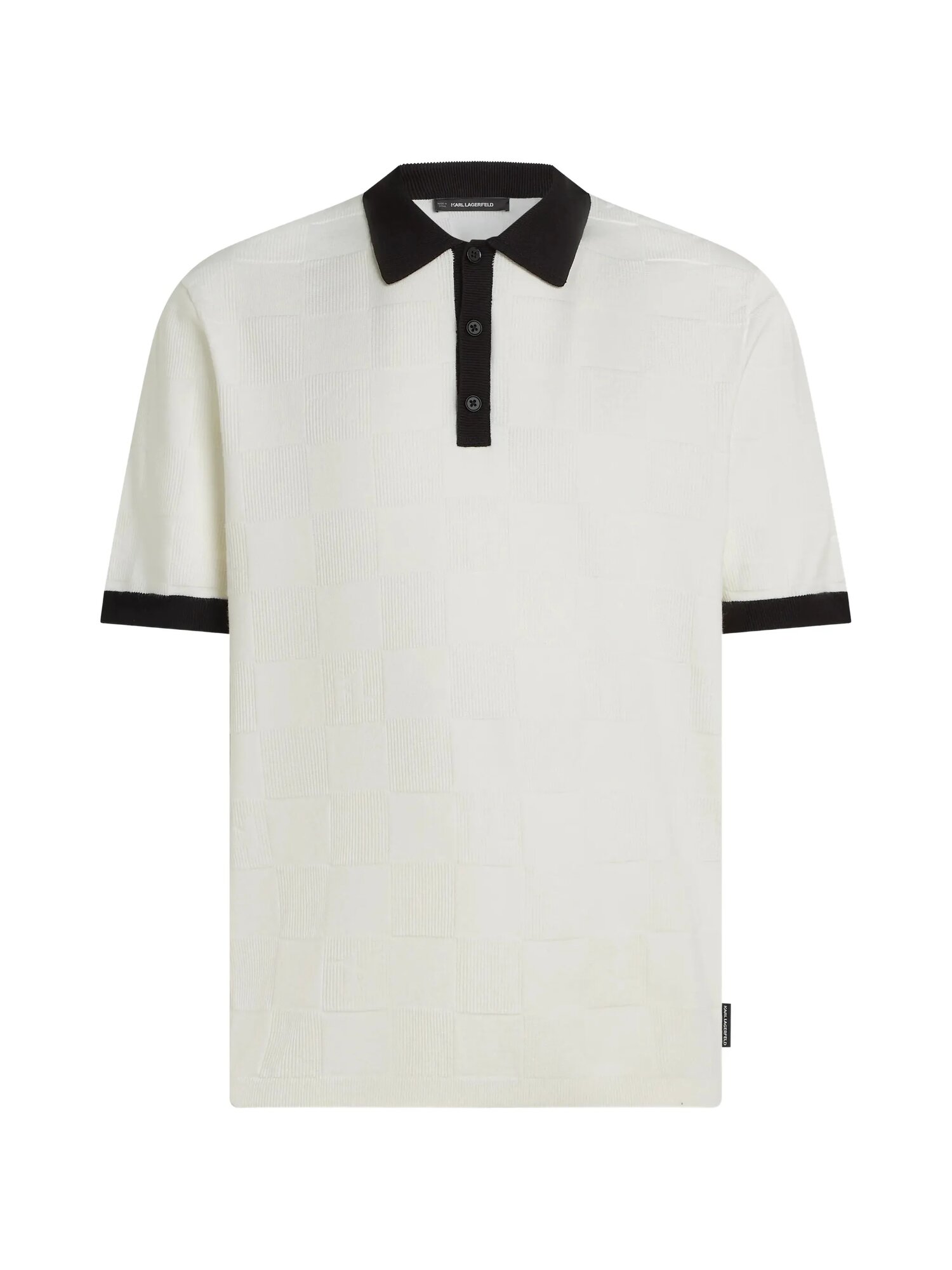 Рубашка Monogram checked polo shirt