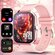 Женские умные часы Смарт-часы silicone silver с цветным сенсорным AMOLED экраном...
