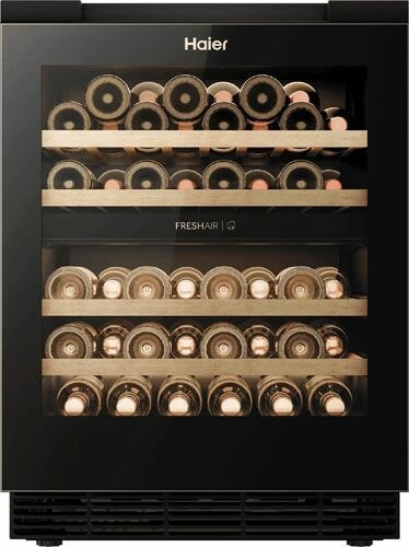 Винный шкаф Haier BIWC44GDAI, черный