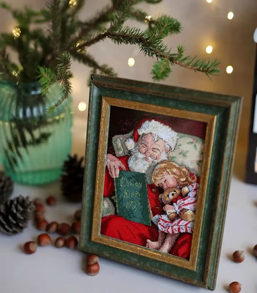 Набор для вышивания Набор для вышивания крестиком-DIMENSIONS 8786 - Christmas story "Рождественская история" Сяоцзинь 13x18cm