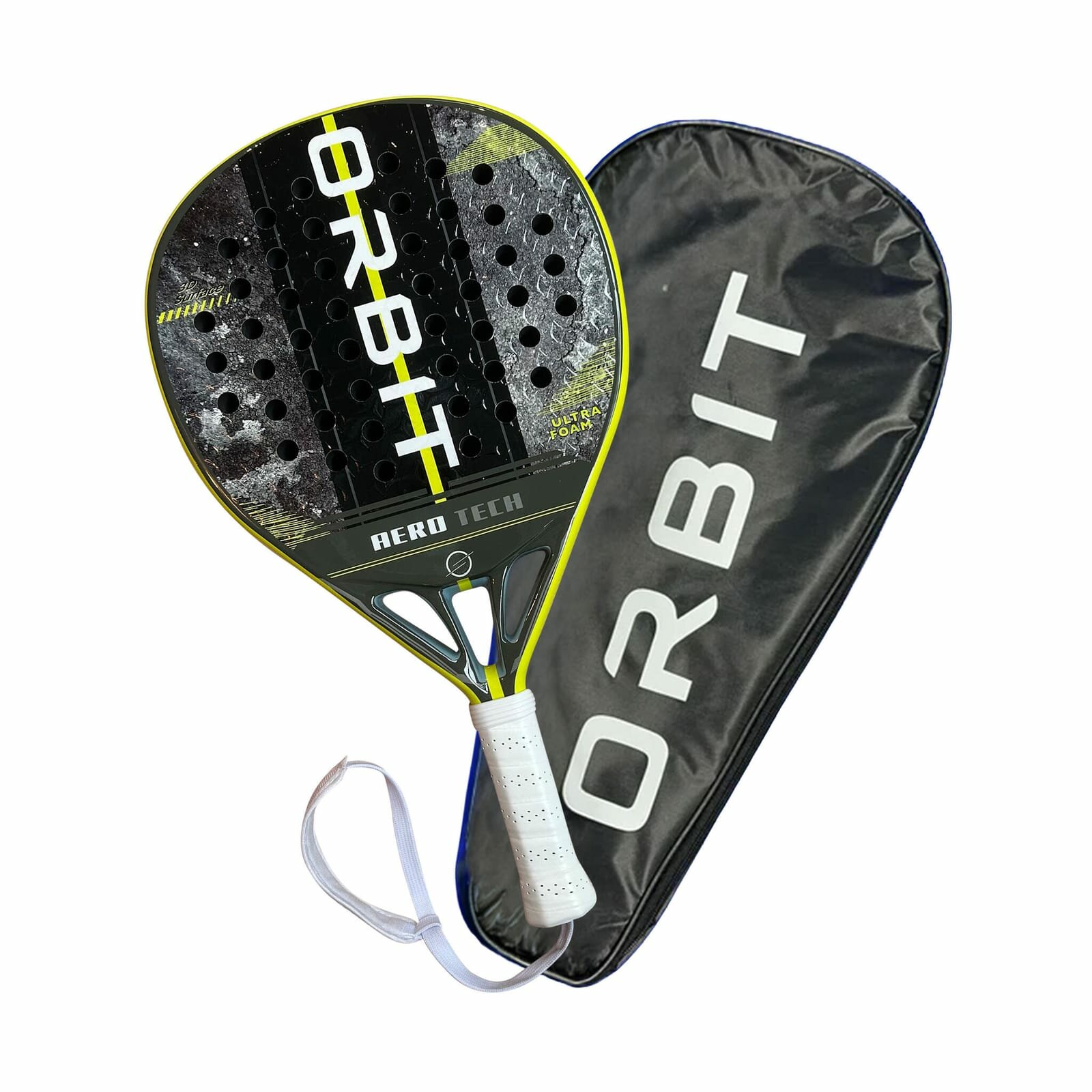 DECATHLON Ракетка для падел тенниса Decathlon ORBIT NEON, черно-зеленый