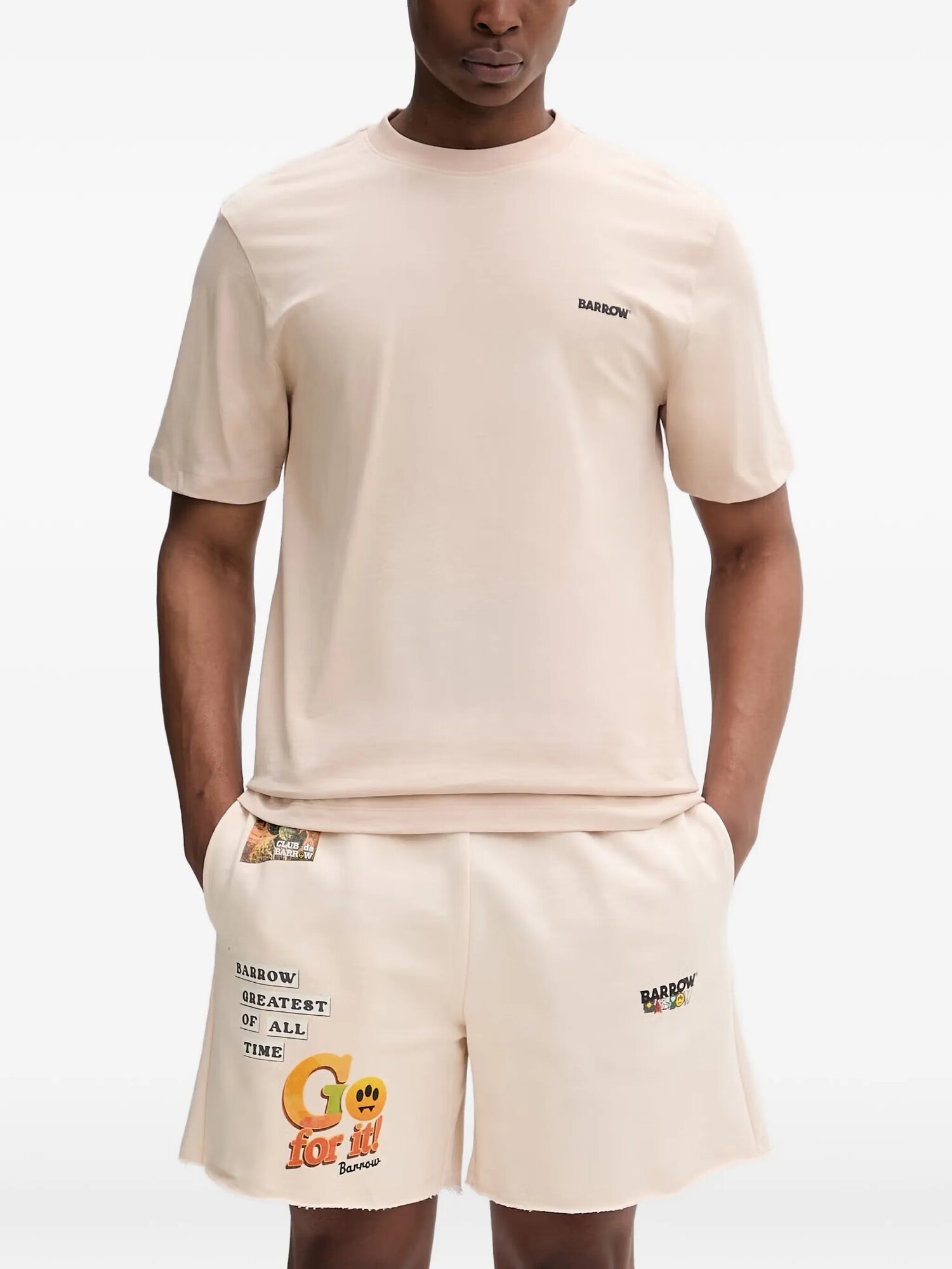 Футболка BARROW Logo-print T-shirt