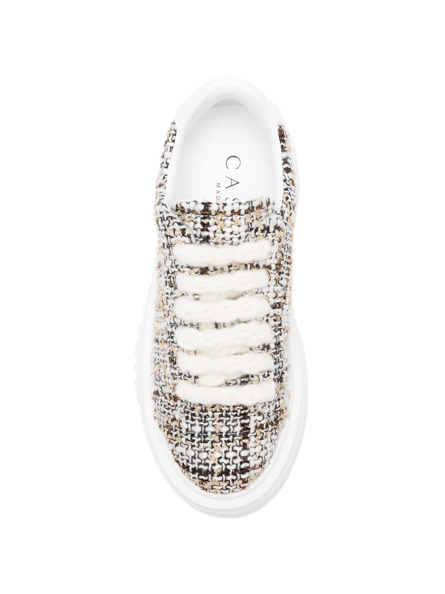 Кроссовки Casadei Tweed platform sneakers, размер 36,5 — фото 1