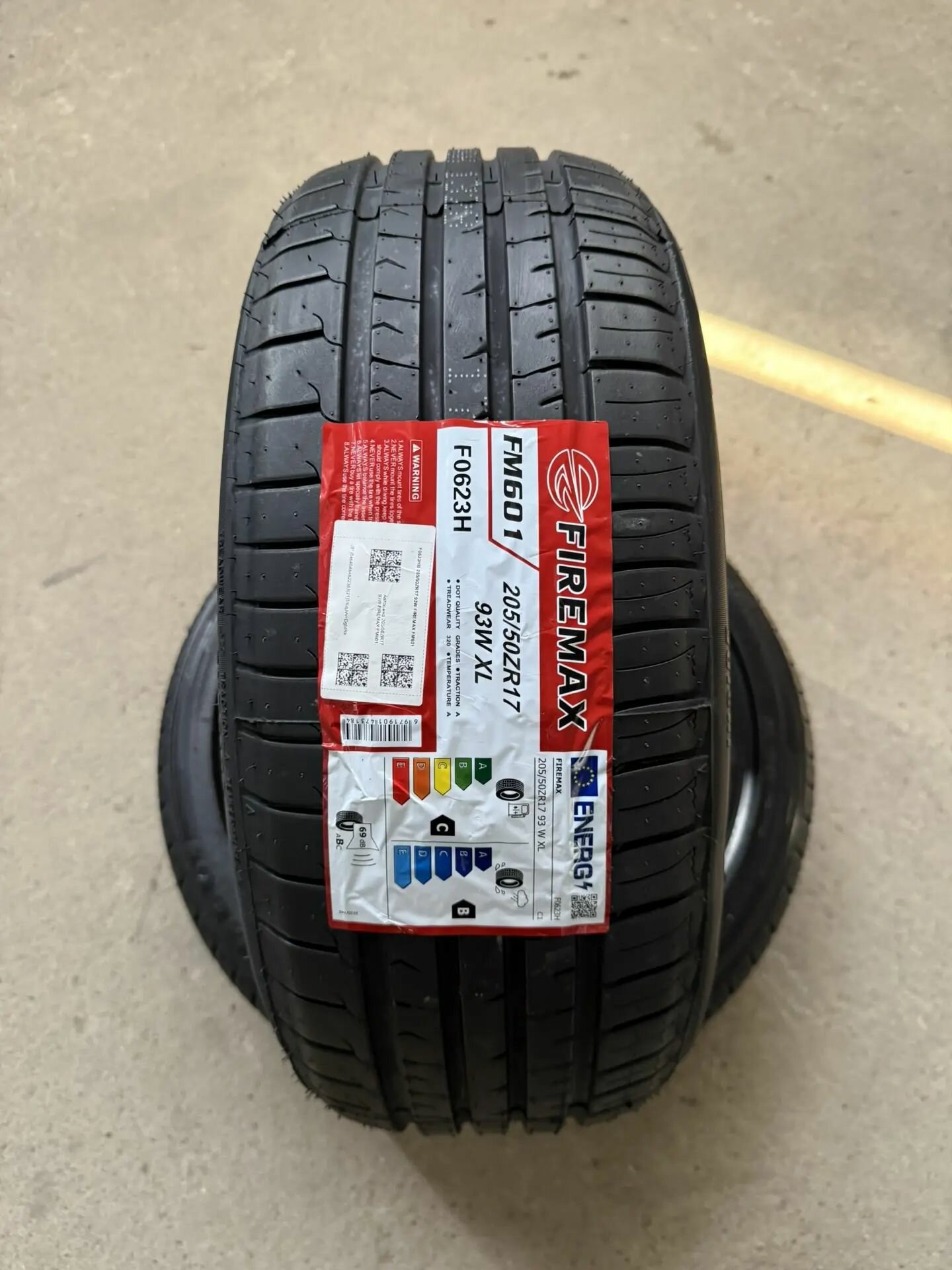 205/50ZR17 93W FIREMAX FM601 Автошина летняя