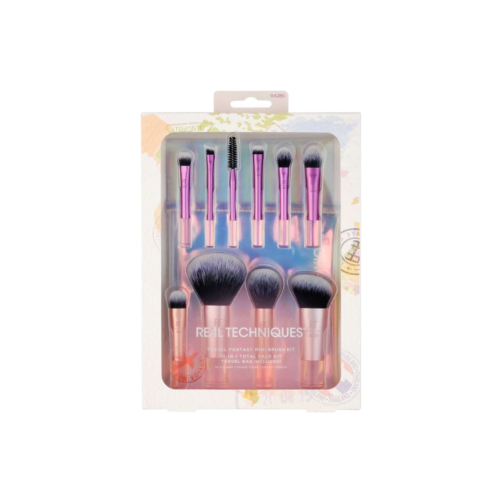 Real Techniques Dreamy MINI Pocket Кисти для макияжа Коррекция овала лица Фиксация макияжа Смешанный