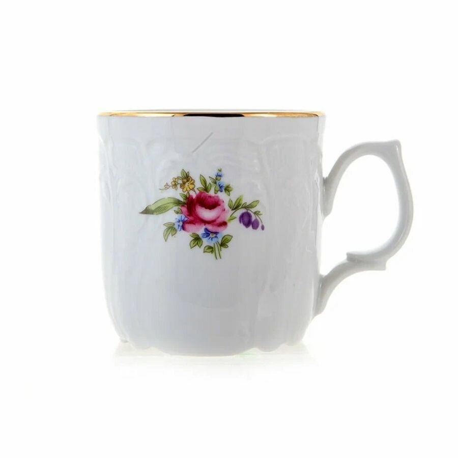 Кружка MUG 250 мл; Bernadotte; декор "Мейсенский букет"