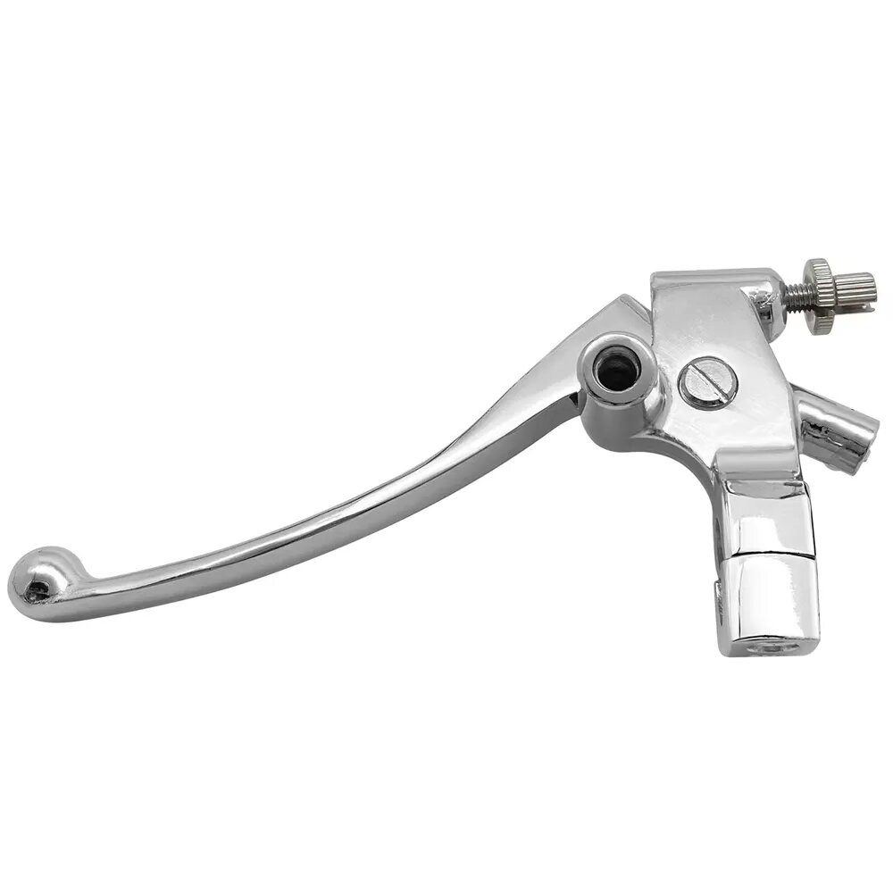 Левый рычаг сцепления 25 мм, совместимый с Honda Kawasaki Suzuki (хромированный)