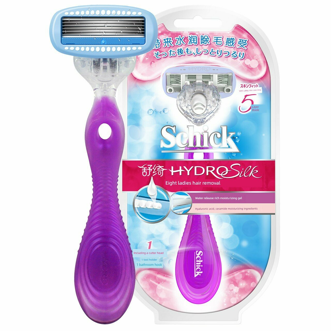 Бритва Schick Comfort для женщин, ручная бритва Shuqi для удаления волос подмышек, бритва Intuition Увлажняющий и