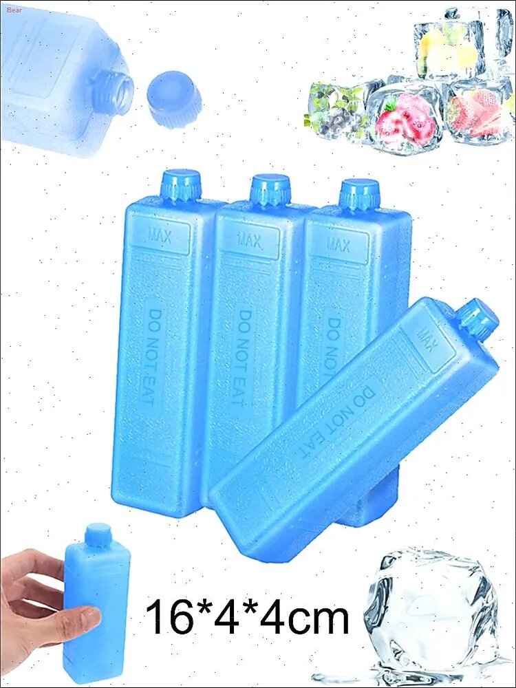 4 шт. блоков холодильника для кондиционера Ice Box, пакет для охлаждающего ящика, портативные кондиционеры