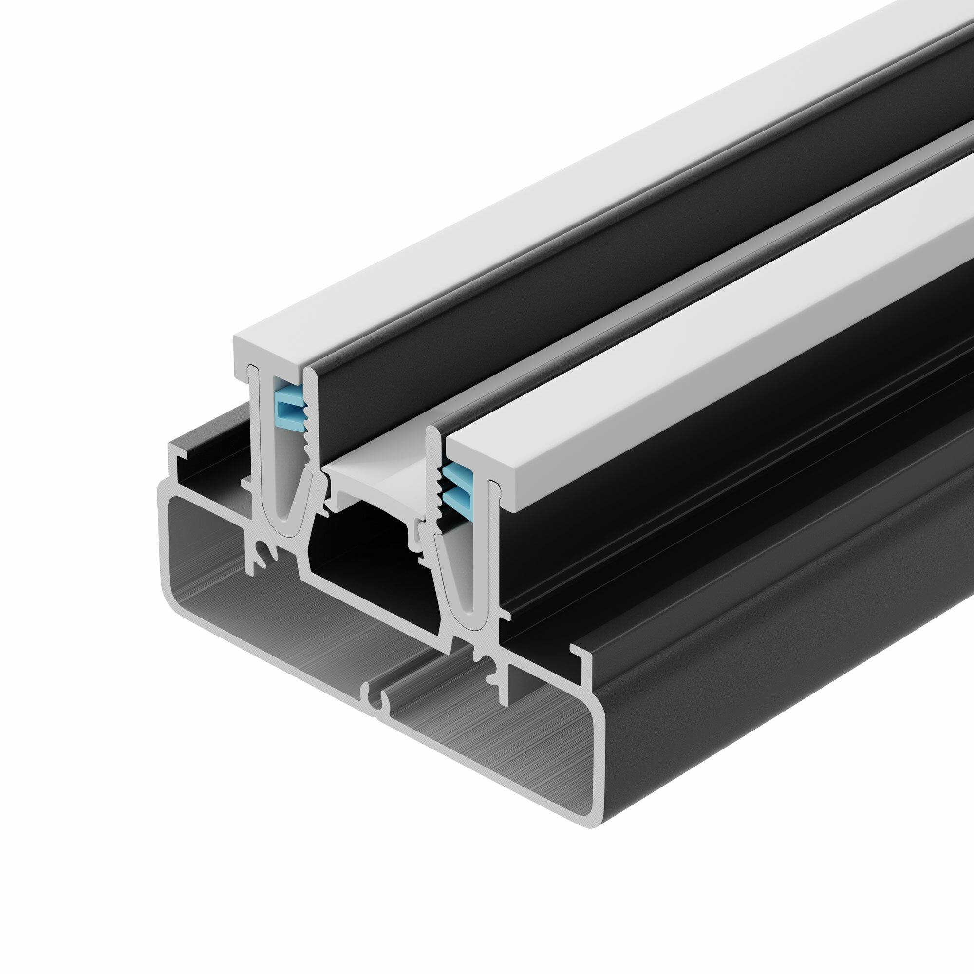 Профиль для светодиодной ленты Arlight Профиль STRETCH-COMFORT-14-CEIL-CENTER-2000 BLACK (Arlight, Алюминий), 2м
