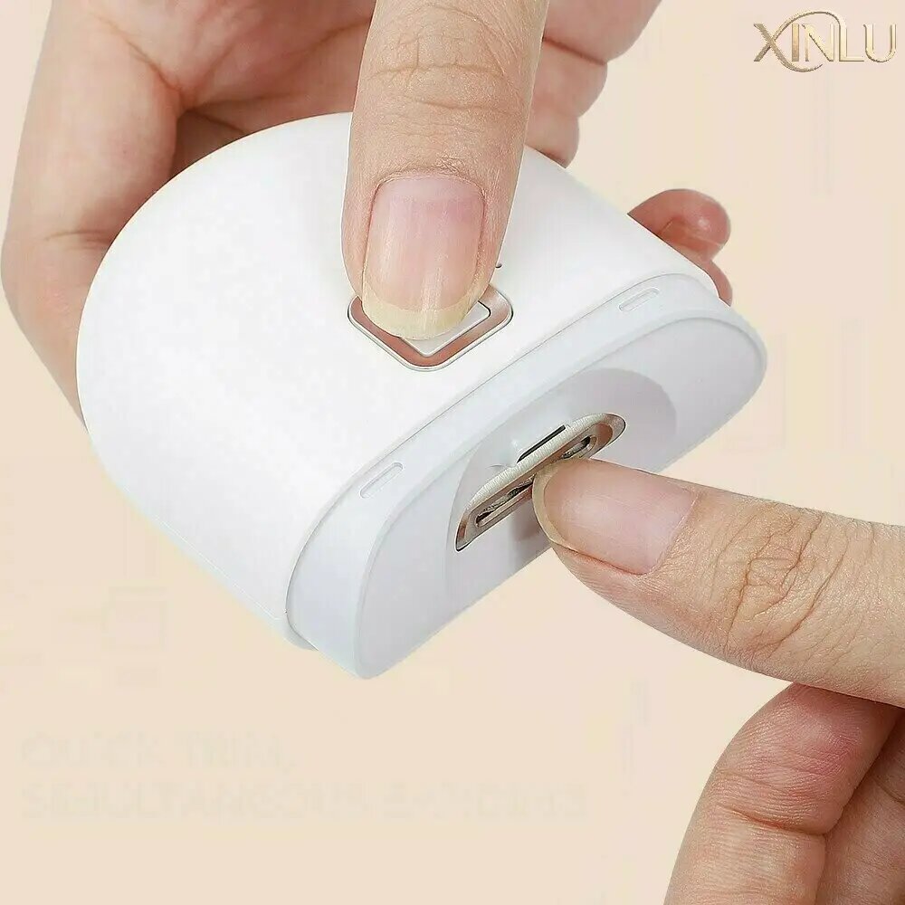 Триммер Xiao mi Electric Nail Clipper D603 для стрижки ногтей, с подсветкой, 2 скорости