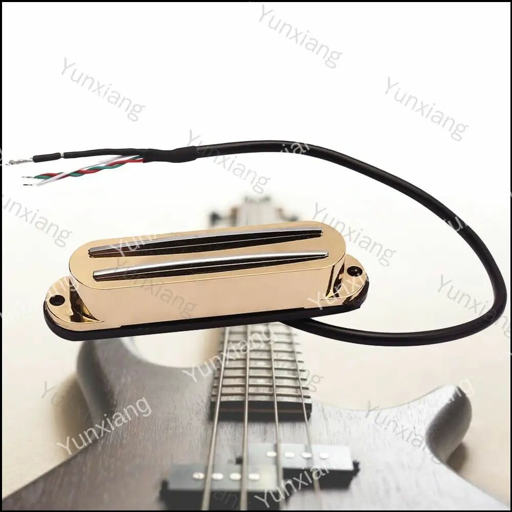 GMN03 двухрельсовый хамбакер для Stratocaster, золотой, 9,3 кОм