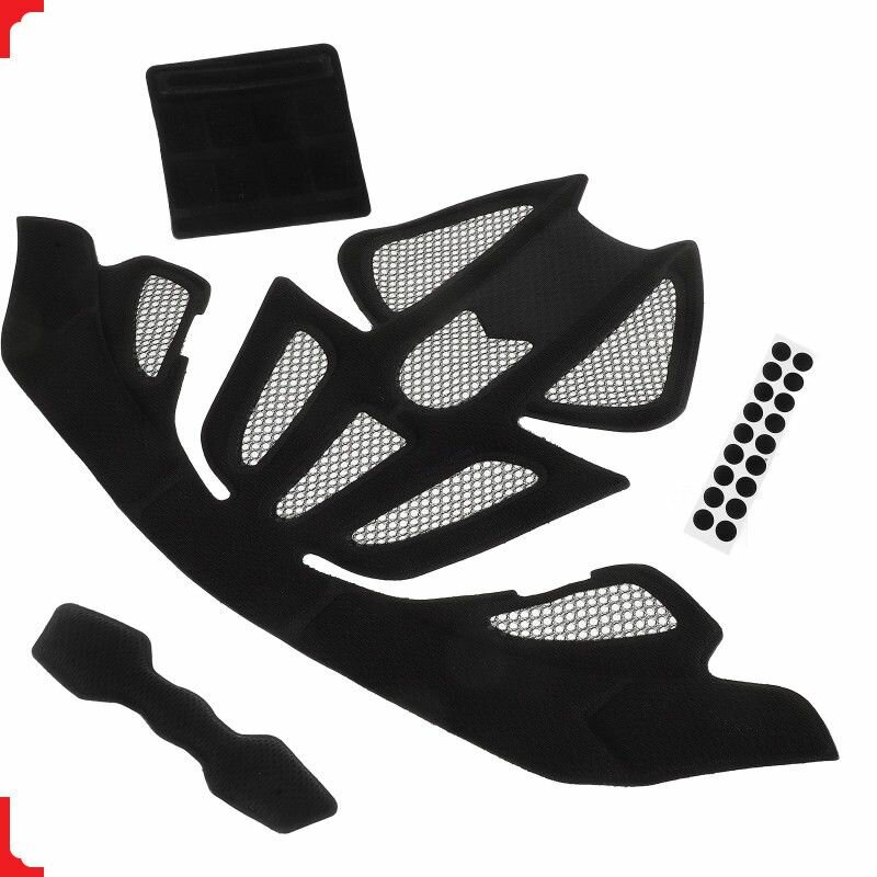 4 шт. вставки для подкладки велосипедного шлема, сменные подушки 36.00X23.00X1.00CM