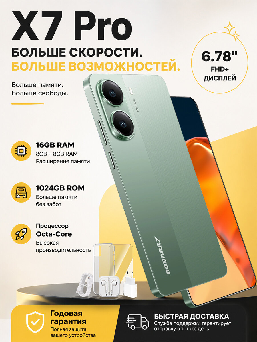 Игровой смартфон 16 ГБ + 1 ТБ, 8-ядерный процессор Dimensity 9400, 5G, двойная SIM-карта