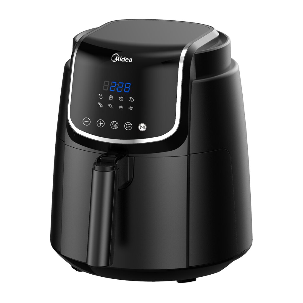 Аэрогриль Midea MAF-1040, черного цвета, 1500 Вт, 4 литра, таймер 1 час