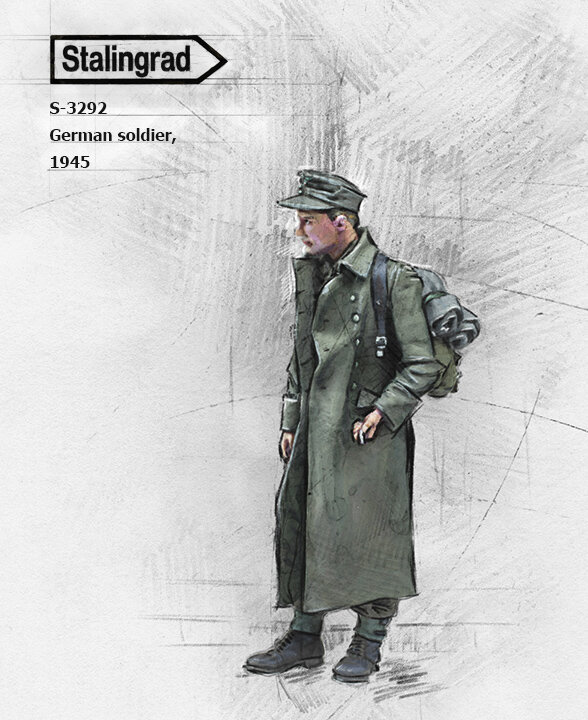 3292 Stalingrad Немецкий солдат, 1945 1/35